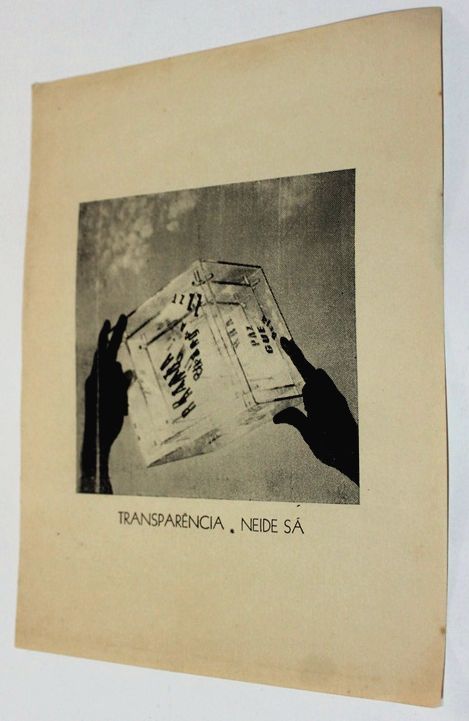 POESIA VISUAL: TRANSPARÊNCIA, poesia visual de NEIDE SÁ. Ano: 1968-69 ...