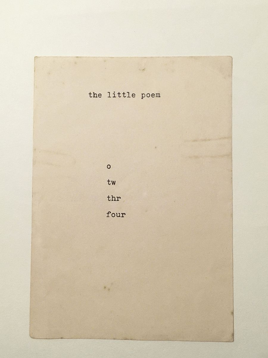 the little poem